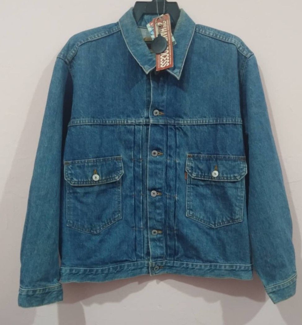 Vintage Rare Jacket type 2 LEVIS LVC ORANGE TAB 80s AUTHENTIC GENUINE ...
