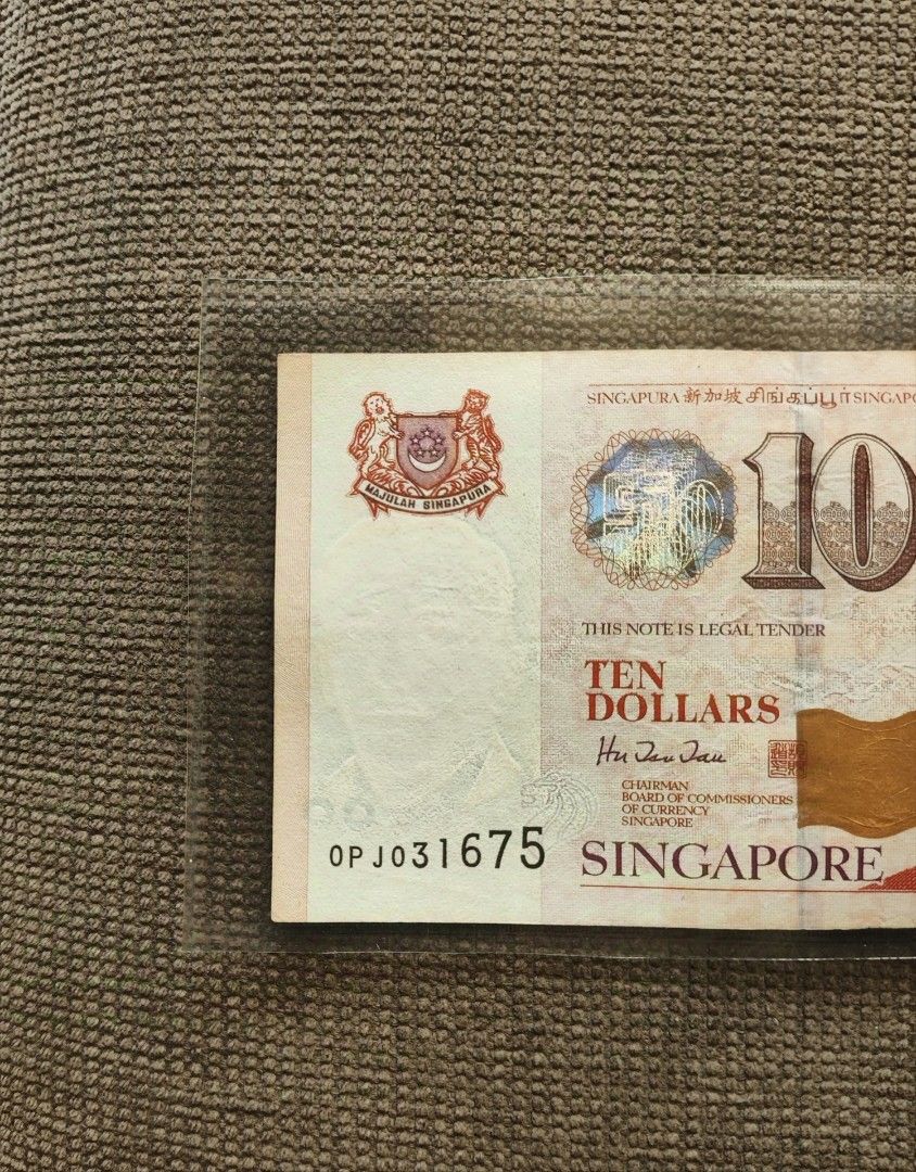 0PJ Spore $10 Portrait paper banknote, Hobbies & Toys, Memorabilia ...