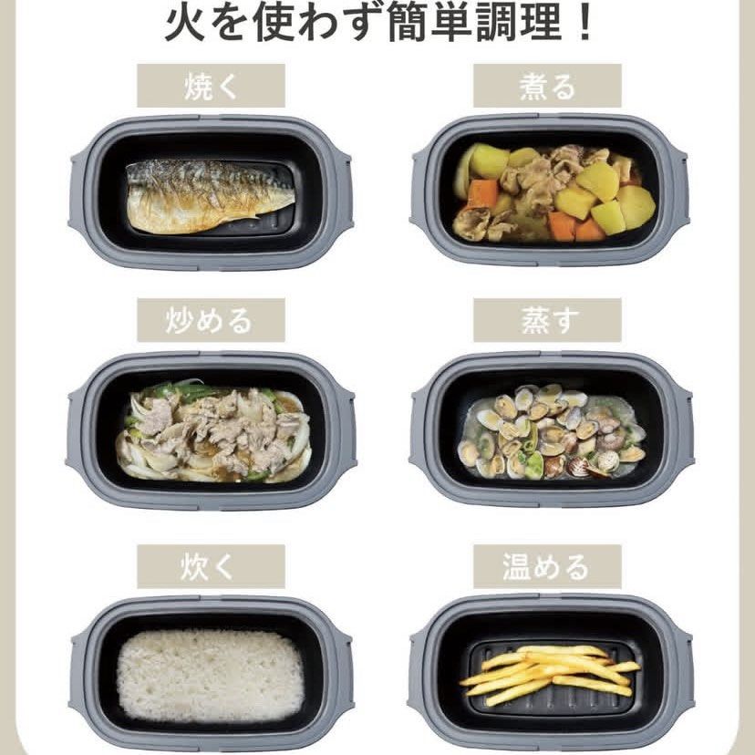 已截 5星賣家🌟 1-3/11良心日本代購🇯🇵 3coins 微波爐神器👩🏼‍🍳 烤 炸 煮 蒸 煮 加熱 懶人煮飯神器, 傢俬＆家居, 廚具和餐具, 炊具及配件 - Carousell