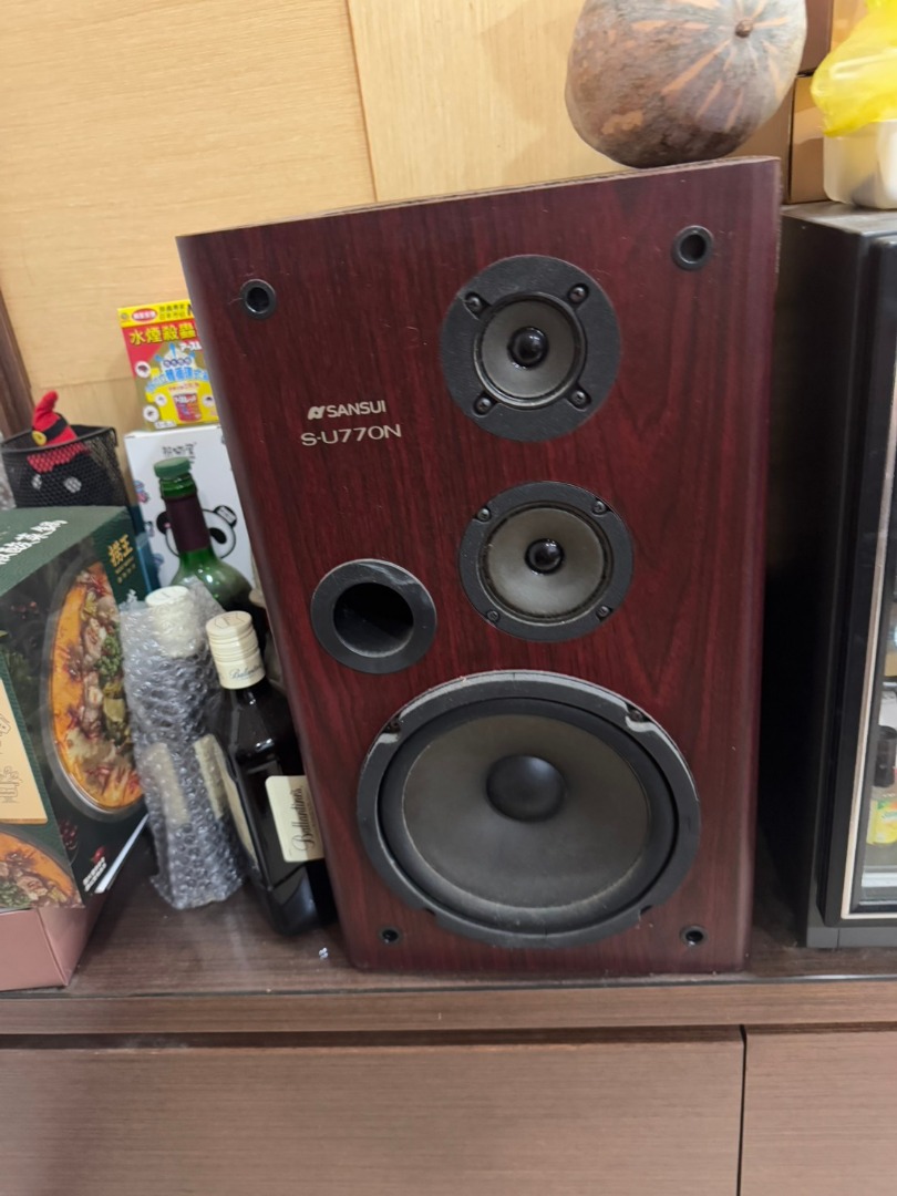 日本 山水 SANSUI S-U770ON 高音質喇叭 一對 家庭劇院 落地喇叭 卡啦OK音響 床頭音響 Dolby杜比, 耳機及錄音音訊設備 ...