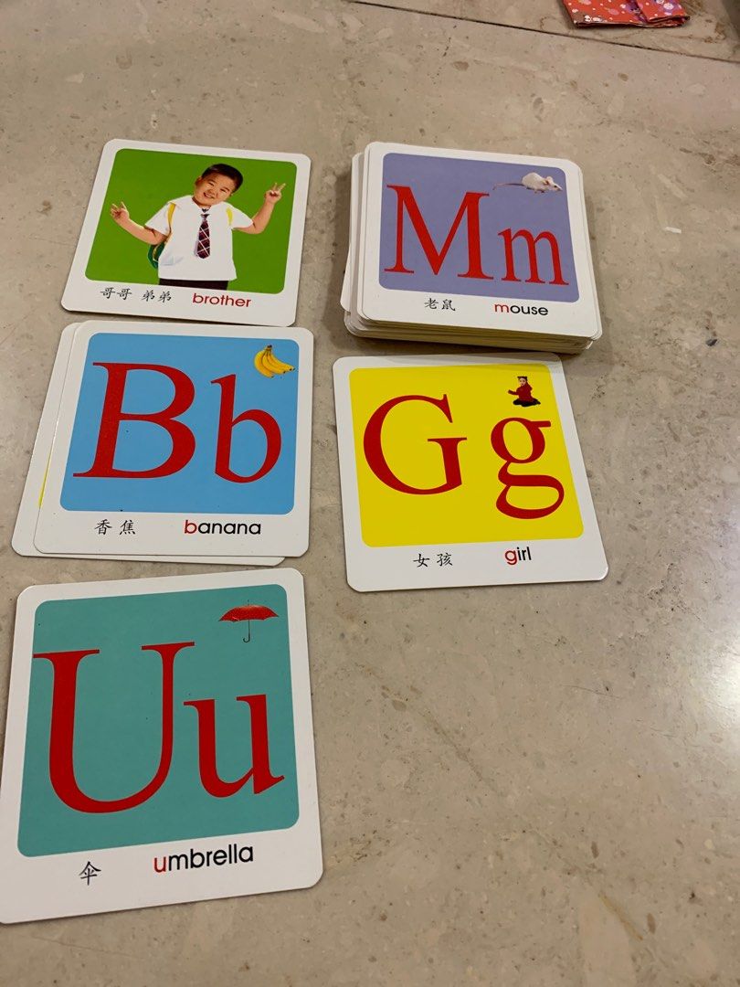 Alphabet Flash Cards, Hobbies & Toys, Books & Magazines, Children's ...