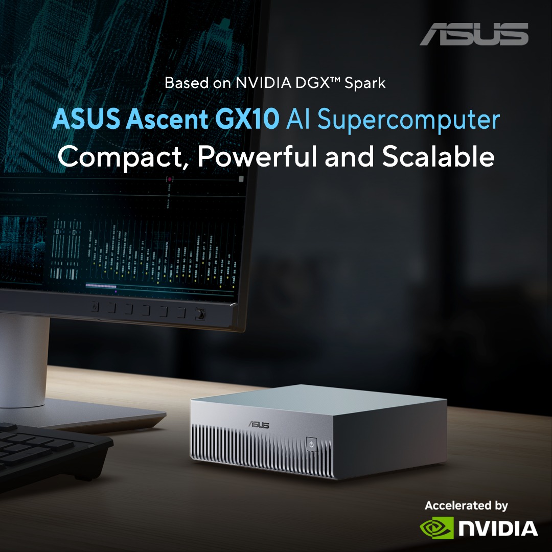 ASUS Ascent GX10 Compact Desktop AI Supercomputer - NVIDIA DGX™ Spark ...