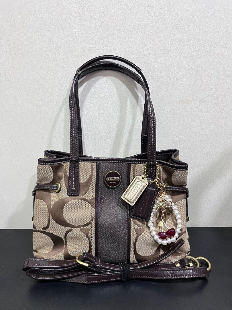 Coach 2 way bucket bag, Luxury, Bags & Wallets on Carousell