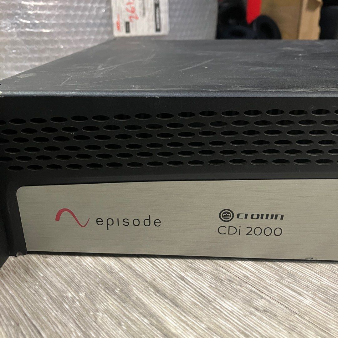 Crown CDi 2000 Stereo Power Amplifier, Audio, Soundbars, Speakers ...