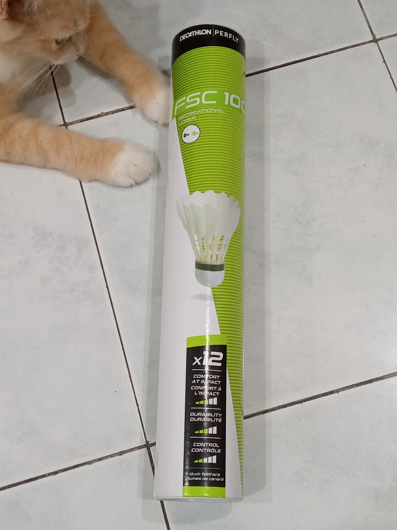 Decathlon Perfly FSC 100 Shuttlecocks, Hobbies & Toys, Toys & Games on ...