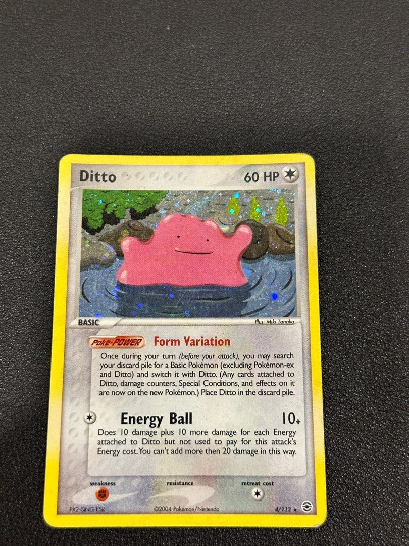 Ditto #4 Pokemon Fire Red & Leaf Green, Hobbies & Toys, Toys & Games on ...