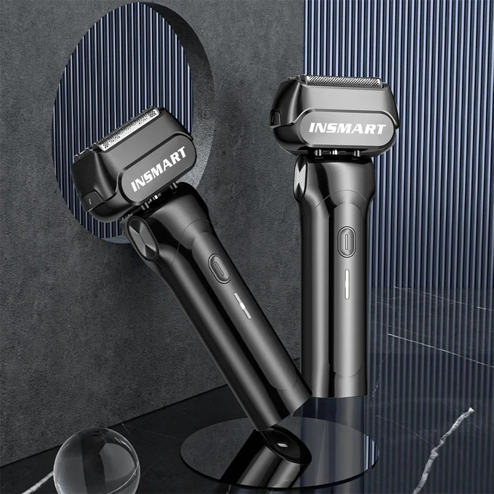 Electric Shavers for Men Waterproof Electric Trimmer Razor Wet & Dry ...