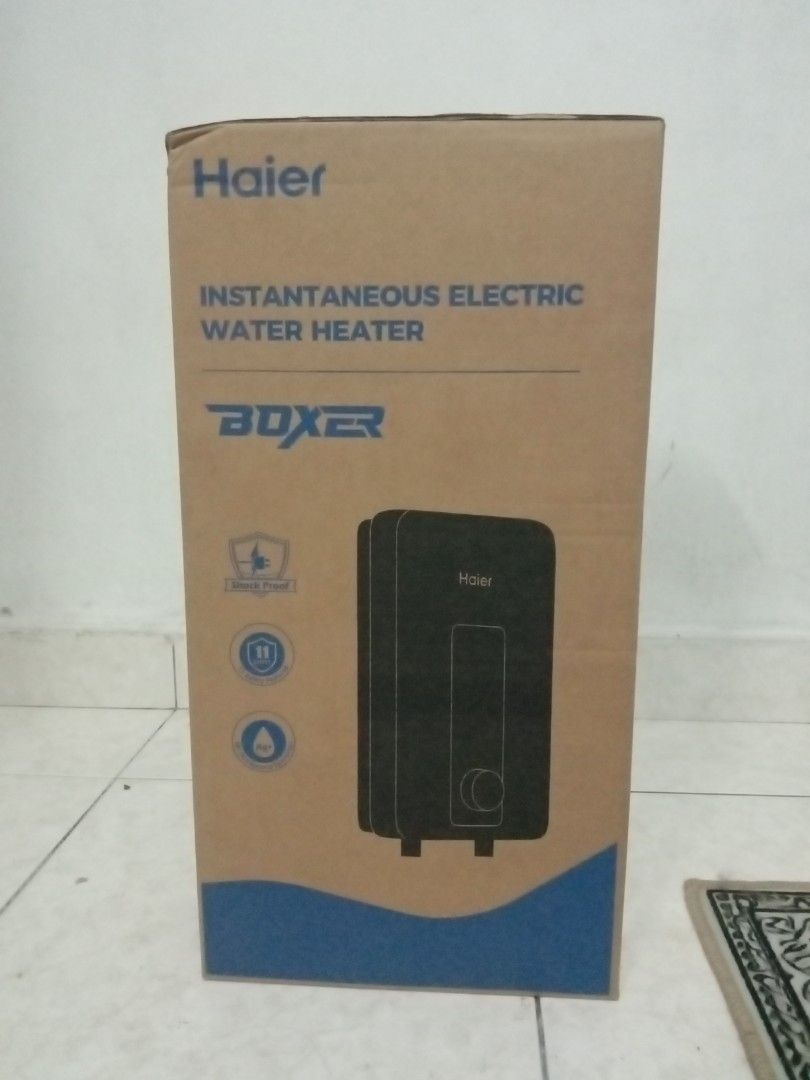 Haier Boxer Instantaneous Electric Water Heater, TV & Home Appliances ...