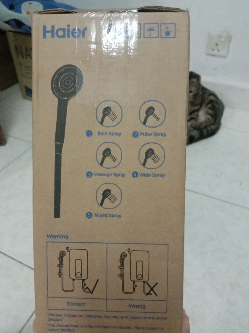 Haier Boxer Instantaneous Electric Water Heater, TV & Home Appliances ...