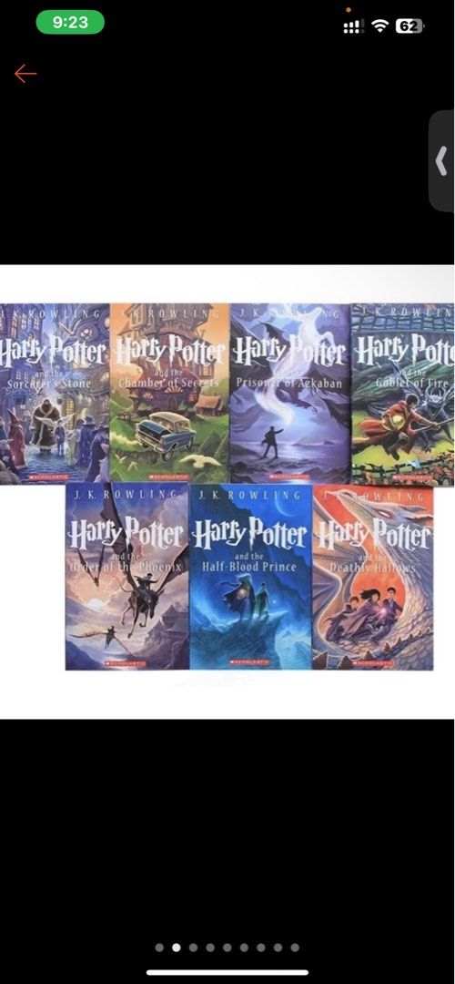 Harry Potter Complete Books Set 1-7, Hobbies & Toys, Books & Magazines ...
