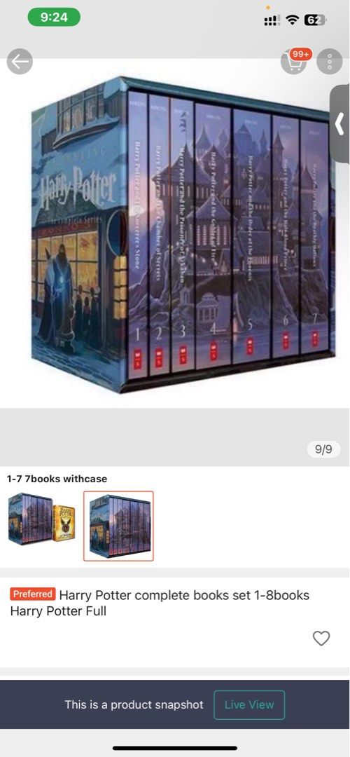 Harry Potter Complete Books Set 1-7, Hobbies & Toys, Books & Magazines ...