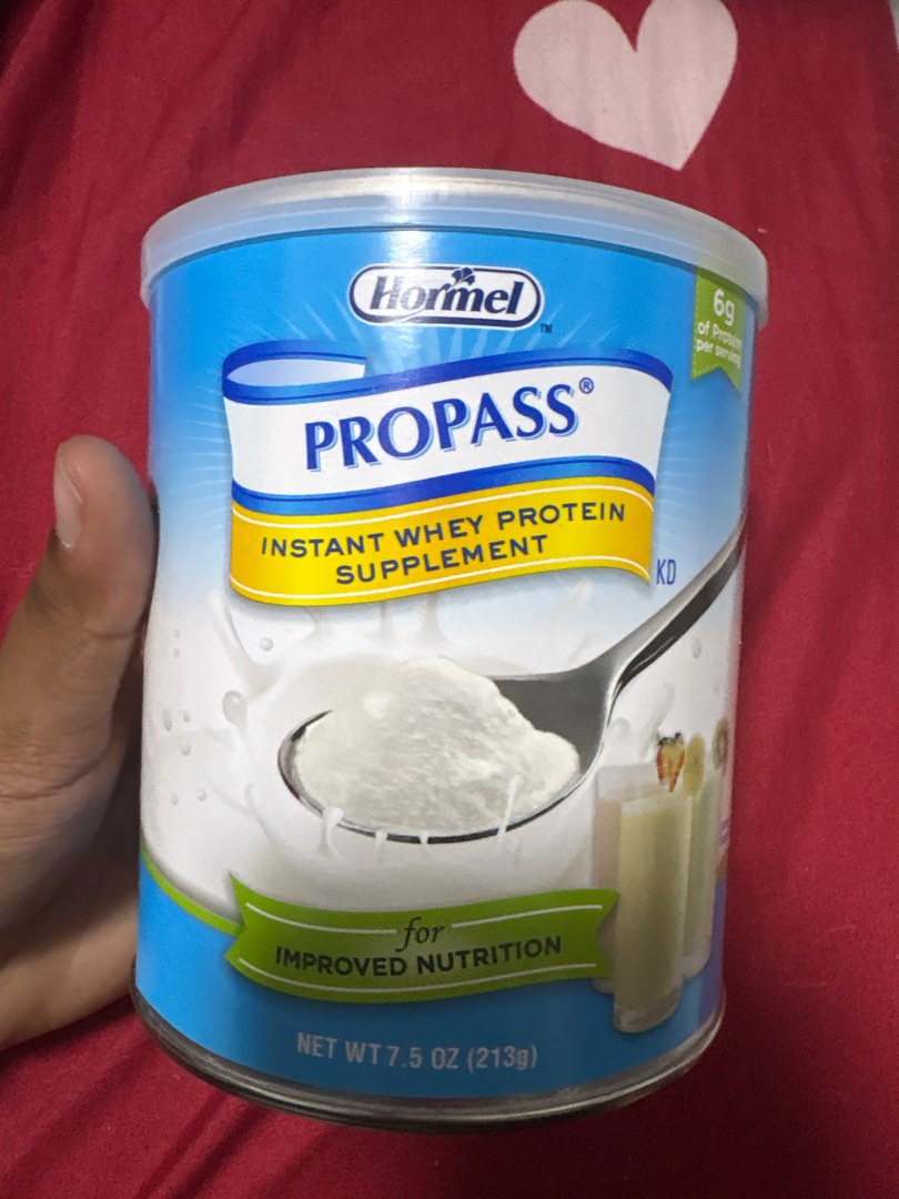 Hormel Propass Instant Whey Protein Supplement, Health & Nutrition ...