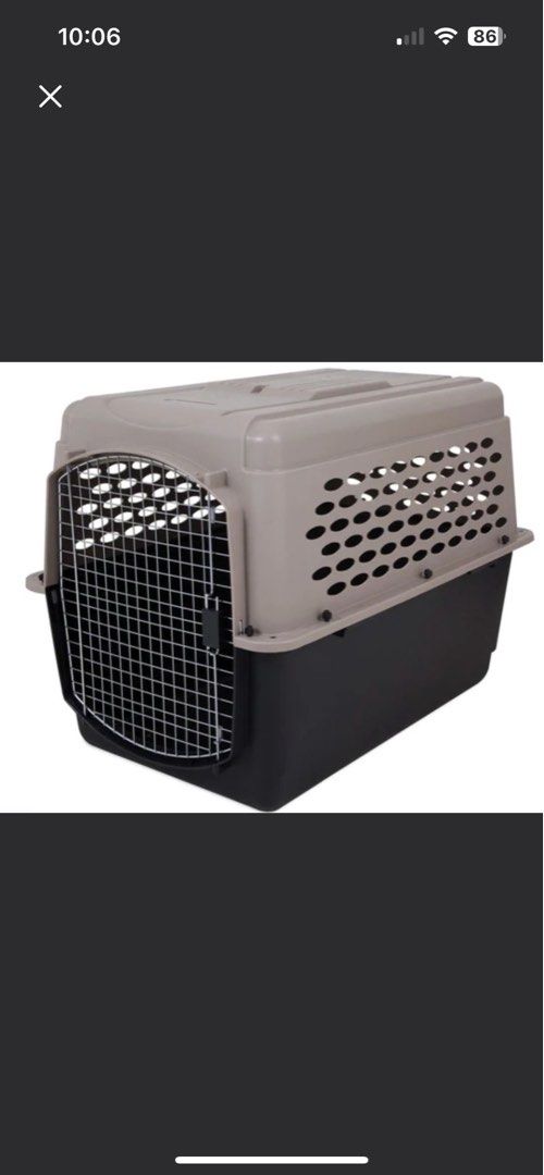 IATA Approved Dog Crate for Travel, Pet Supplies, Homes & Other Pet ...