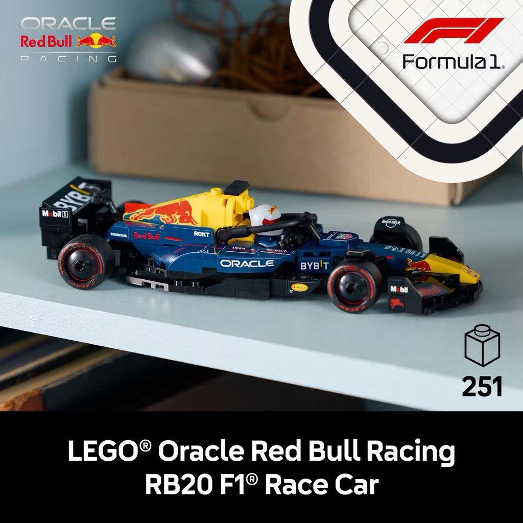 LEGO Speed Champions 77243 Oracle Red Bull Racing RB20 F1 Race Car ...