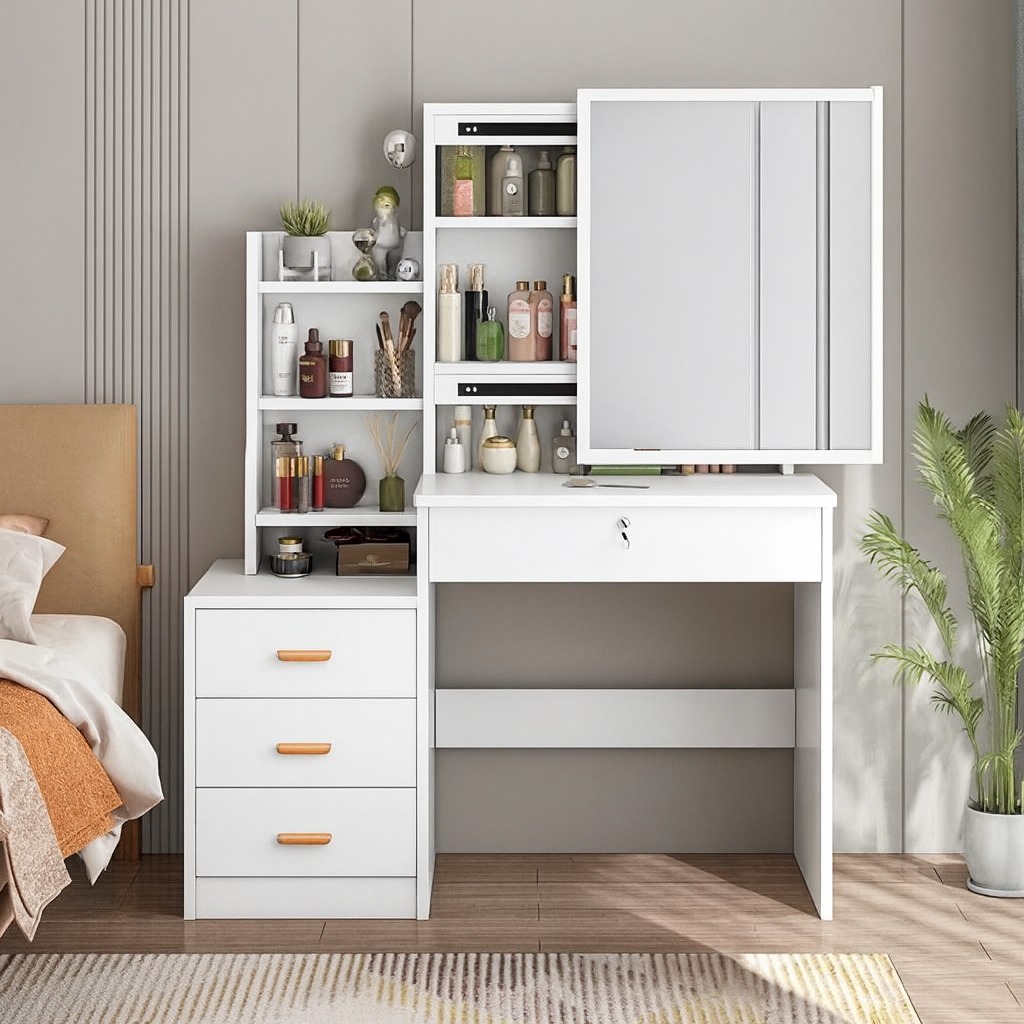 Modern Makeup Vanity Table | Bedroom Dressing Table Set | Stylish ...
