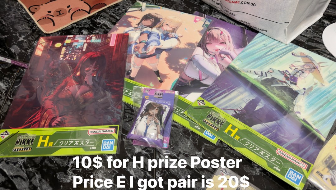 Nikke Anime Prize Posters & Acrylic Stands, Hobbies & Toys, Toys ...