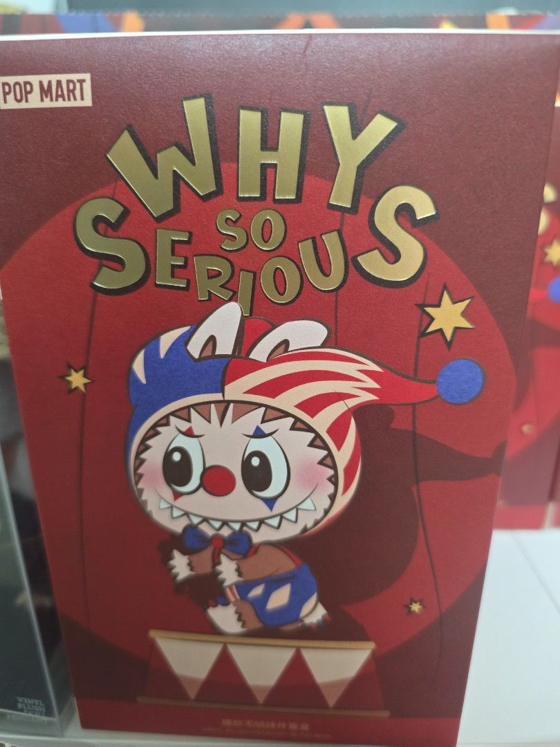 Pop Mart Why So Serious vinyl plush pendant blind box, Hobbies & Toys ...