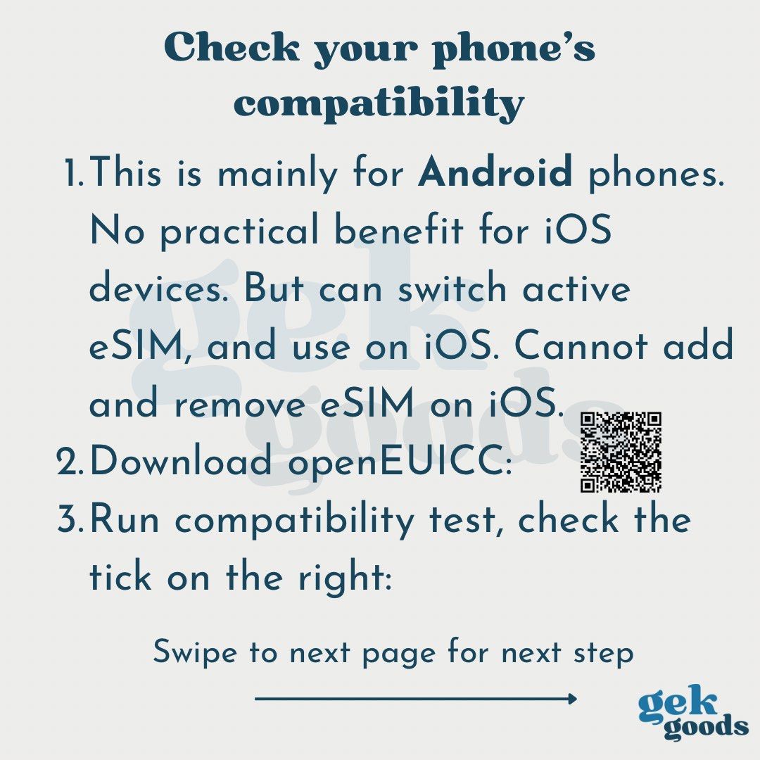 Removable eSIM Adapter Add eSIM Support to most Android Phone Travel ...