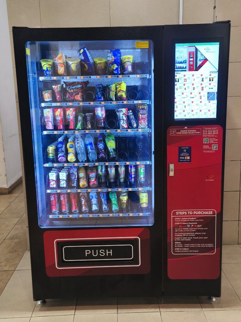 Snack and smart Drink Vending Machine (android), Announcements on Carousell