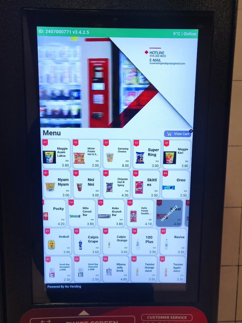 Snack and smart Drink Vending Machine (android), Announcements on Carousell