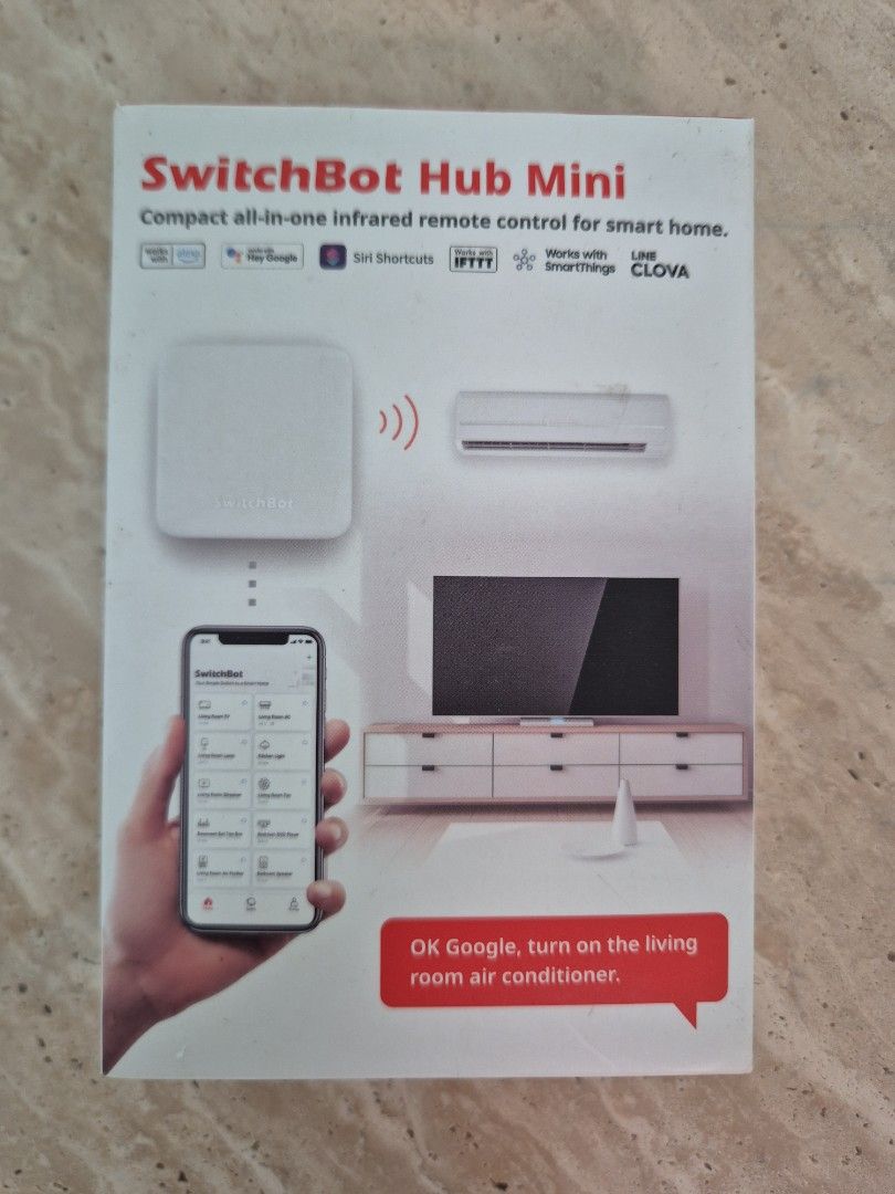 SwitchBot Hub Mini - Compact Smart Home Remote, TV & Home Appliances, TV & Entertainment ...