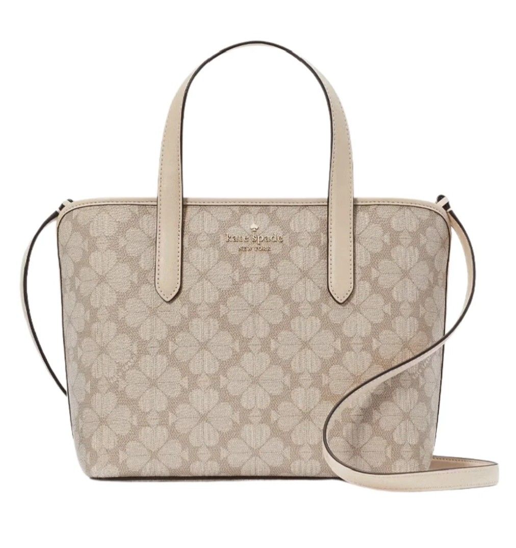 Tas Original Kate Spade Signature Spade Flower Small Tote Crossbody Bag ...