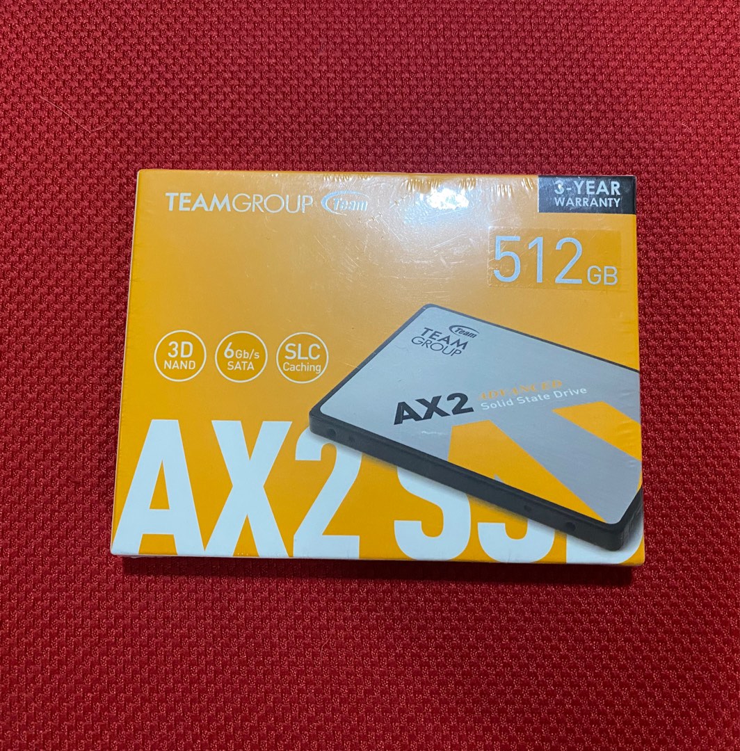 Team Group AX2 2.5" SSD 512GB, Computers & Tech, Parts & Accessories ...