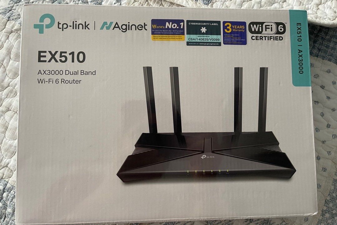 TP-Link EX510 AX3000 Dual Band Wi-Fi 6 Router, Computers & Tech, Parts ...
