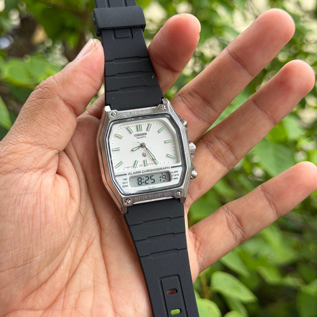 Vintage Citizen Digital Analog rare watch, Men's Fashion, Watches ...