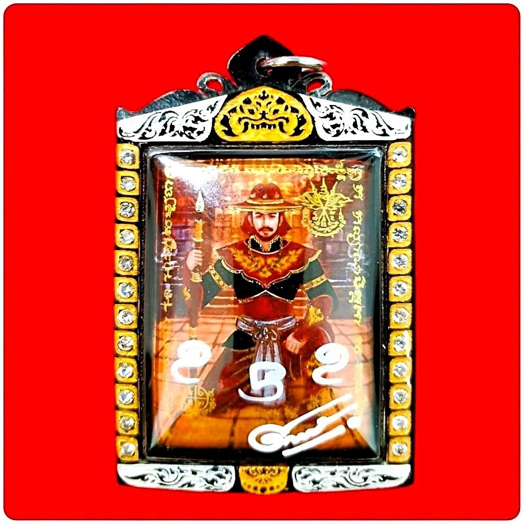 [$128] Phra Yod Khun Pon with Yant, Salika, Takrut, Leklai, Holy Stones ...