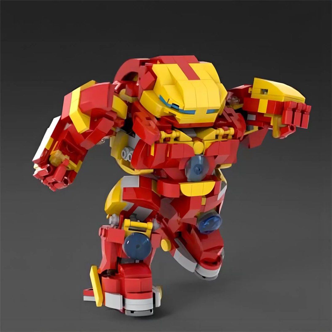💥 Iron Man Hulkbuster MOC | 579pcs | Avengers Super Mech Armor | LEGO ...