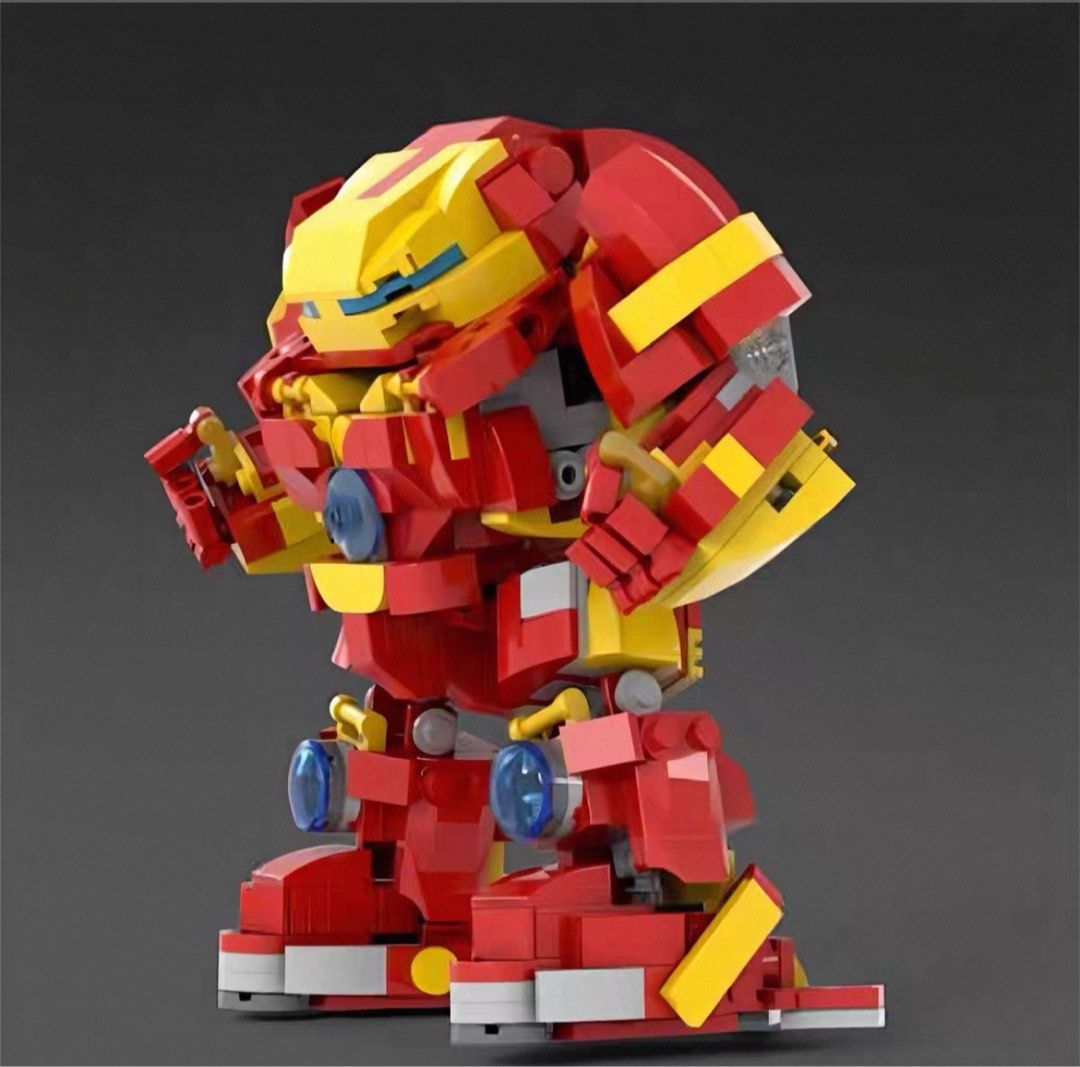 💥 Iron Man Hulkbuster MOC | 579pcs | Avengers Super Mech Armor | LEGO ...