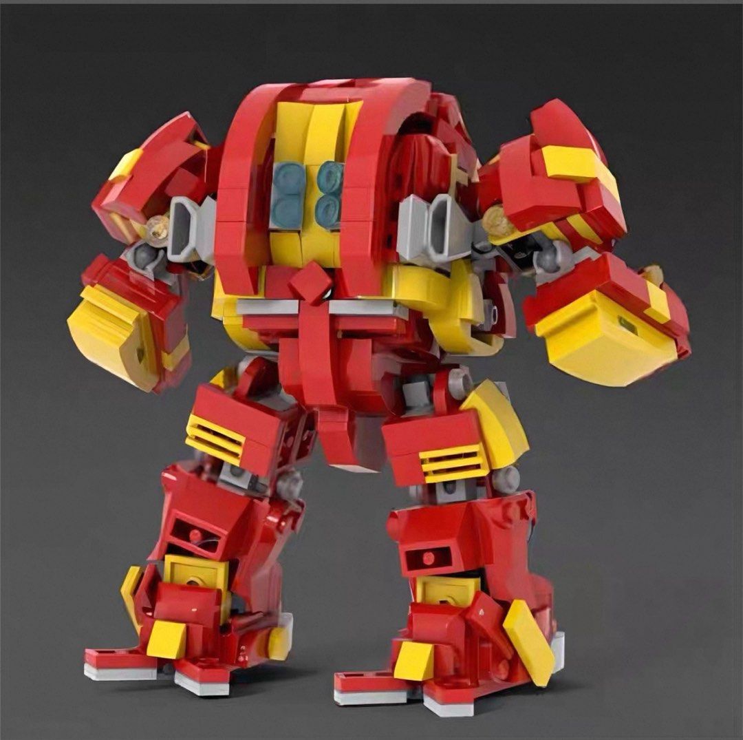 💥 Iron Man Hulkbuster MOC | 579pcs | Avengers Super Mech Armor | LEGO ...
