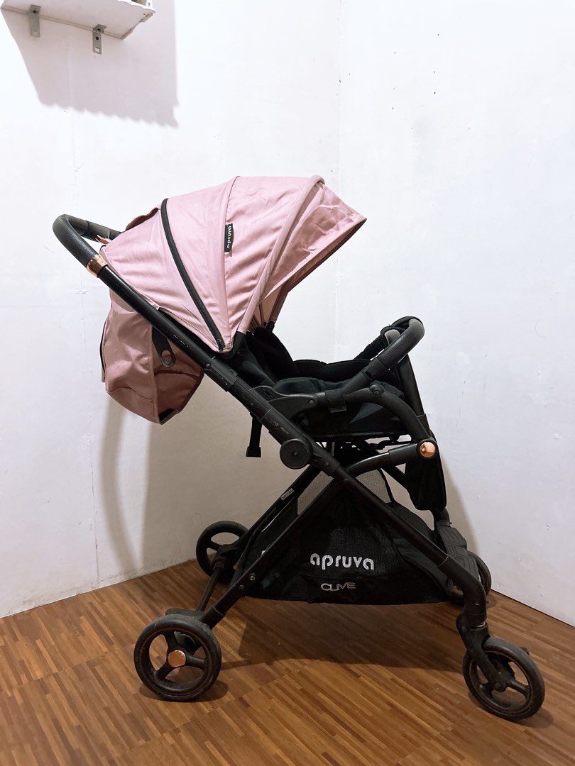 APRUVA Heavy Duty Stroller Pink/Rose Gold Color from Newborn to Toddler ...
