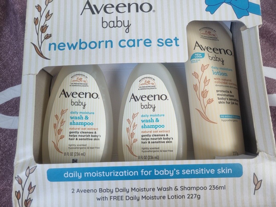 Aveeno Baby Newborn Care Set, Babies & Kids, Babies & Kids Fashion on Carousell