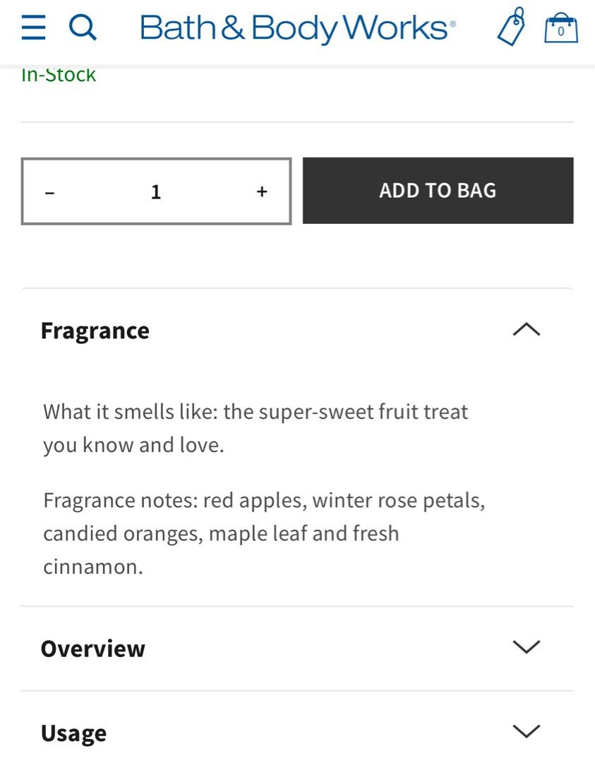 Bath & Body Works Winter Candy Apple Fine Fragrance Mist, Beauty ...