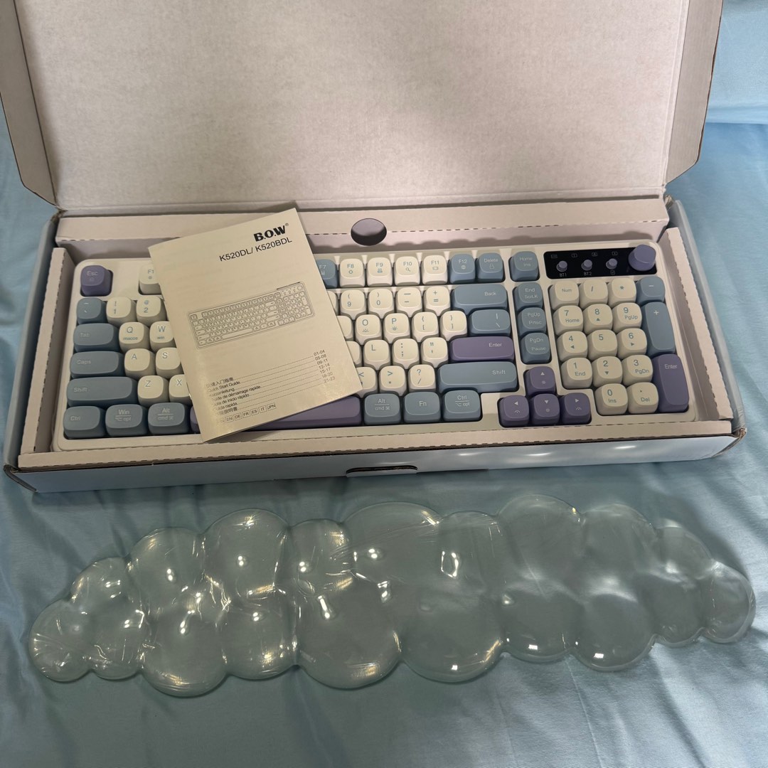 BOW wireless bluetooth mechanical RGB keyboard, Computers & Tech, Parts ...