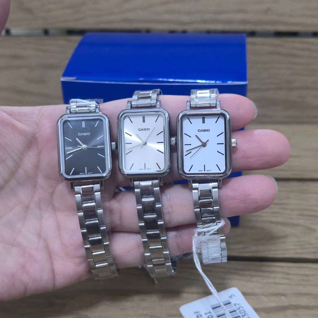 Casio ladies women girls stainless steel analog quartz watch ltp-v009 ...