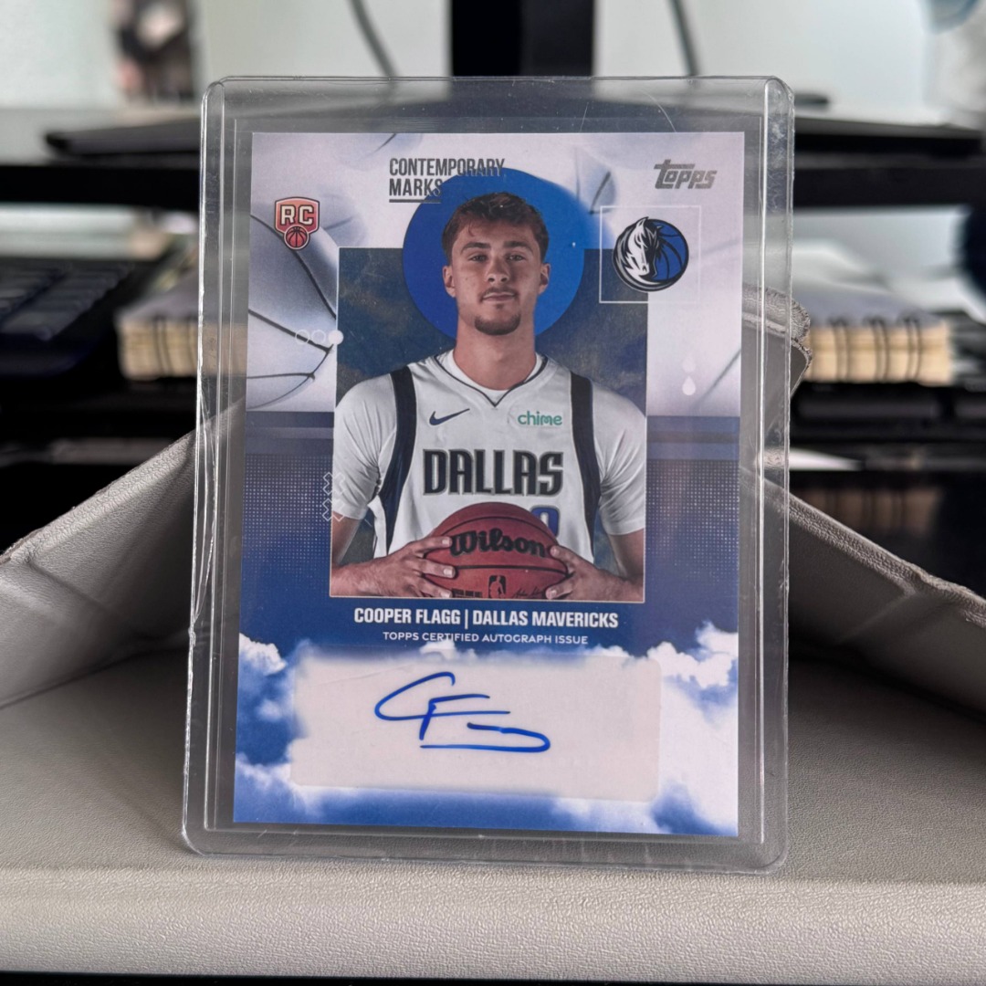 Cooper Flagg Dallas Mavericks Topps Certified Autograph "Contemporary ...