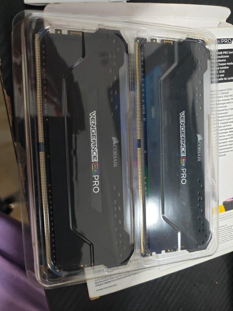 Corsair Vengeance RGB Pro DDR4 3200MHz 16GB RAM, Computers & Tech ...