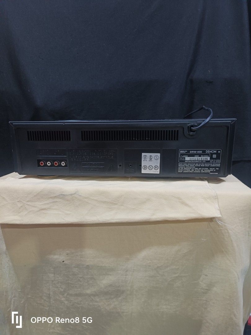 Denon Dual Cassette deck player recorder, Audio, Soundbars, Speakers ...
