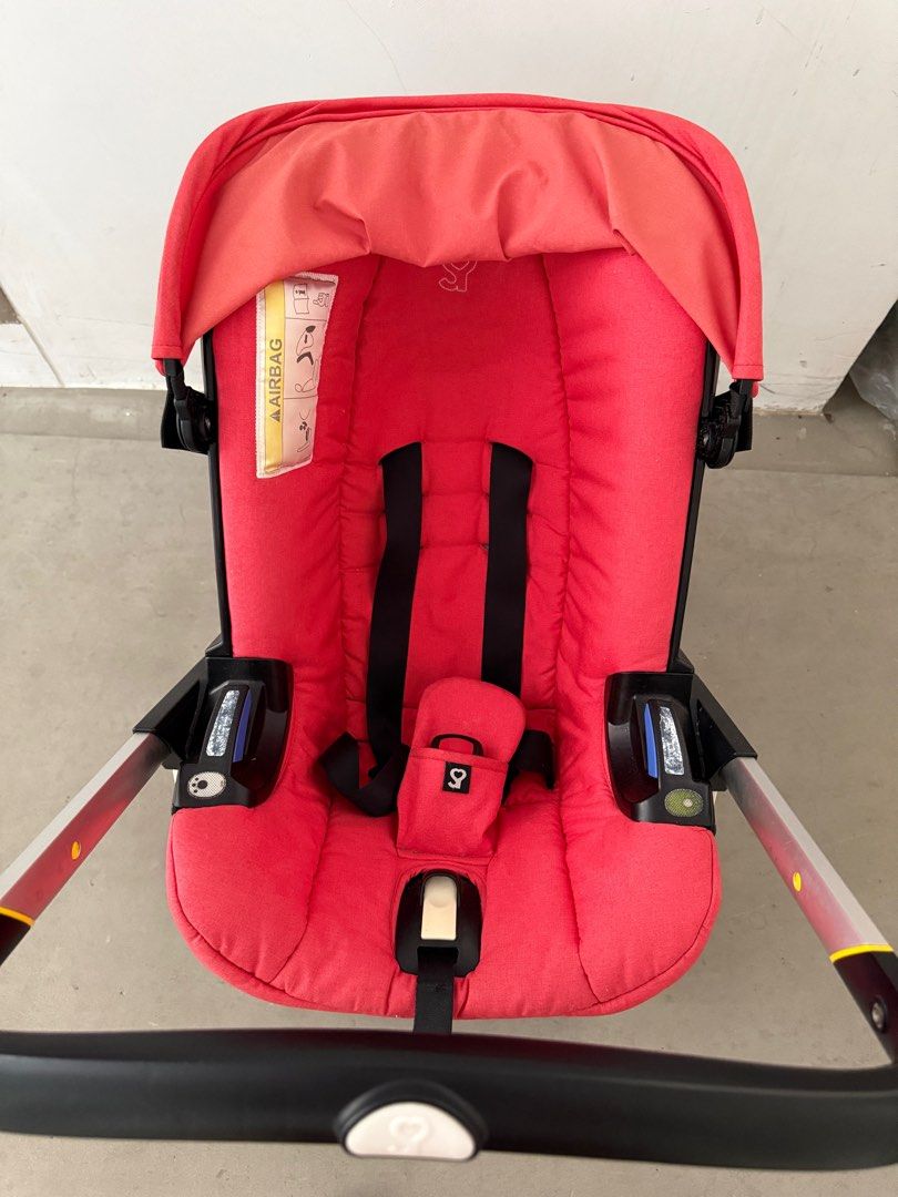 Doona+ Infant Stroller - Red, Babies & Kids, Going Out, Strollers on ...