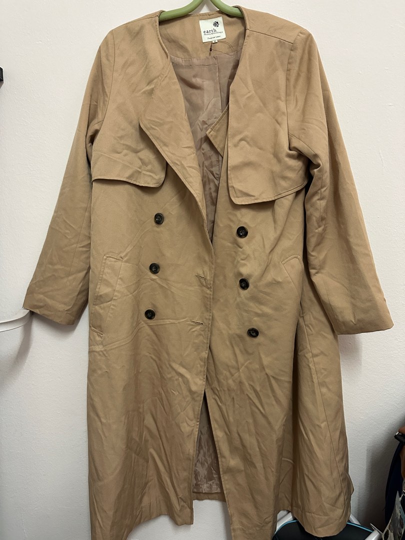 Earth Music & Ecology Trench Coat, Women's Fashion, Coats, Jackets and ...