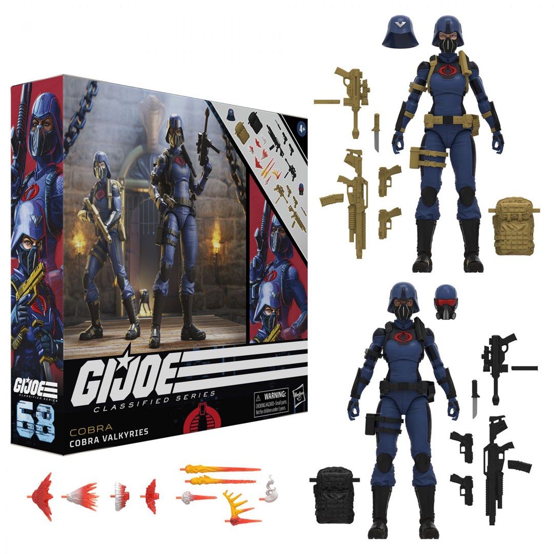 GI Joe Classified Series Cobra Valkyries, Hobbies & Toys, Toys & Games ...