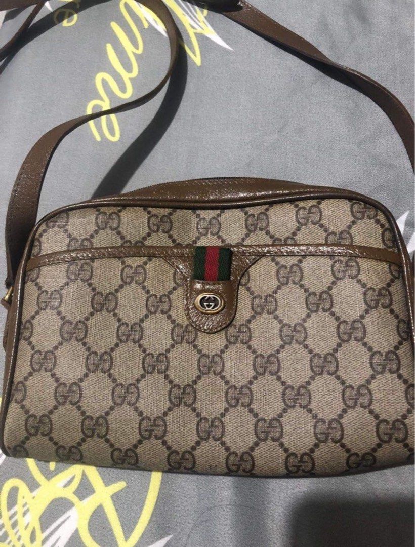 GUCCI SHERRY LINE SLING BAG, Luxury, Bags & Wallets on Carousell