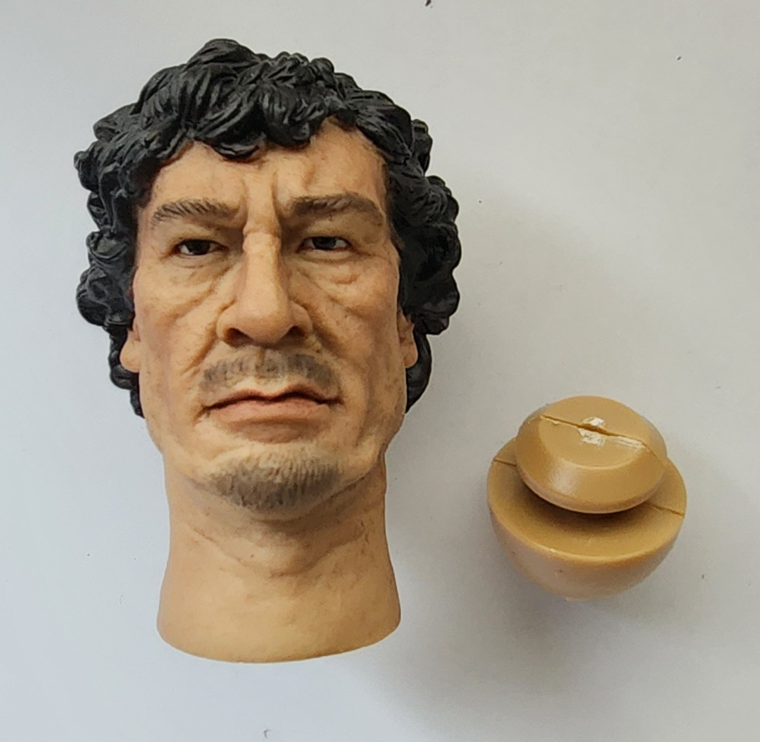 Head Play Head Sculpt Omar Gaddafi (1/6 scale), Hobbies & Toys, Toys ...