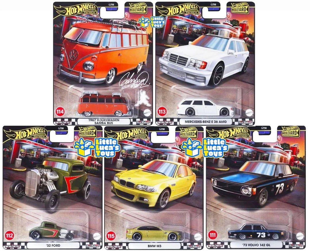 Hot Wheels Boulevard 2024 Set of 5, Hobbies & Toys, Toys & Games on ...