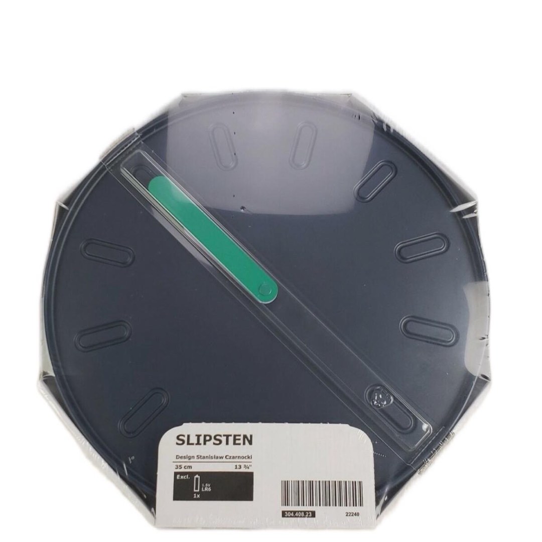 IKEA - SLIPSTEN Wall Clock | Modern Silent Movement, Furniture & Home ...