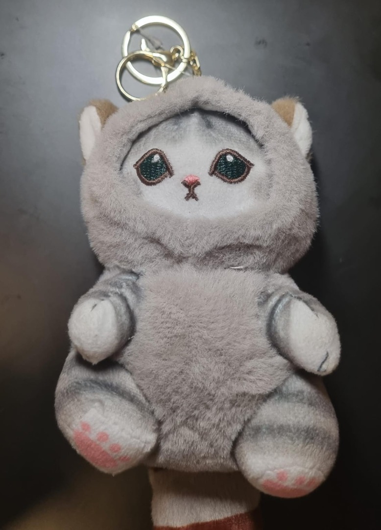 Mofusand Raccoon Plush Keychain | Cute Kawaii Collectible | Rare ...