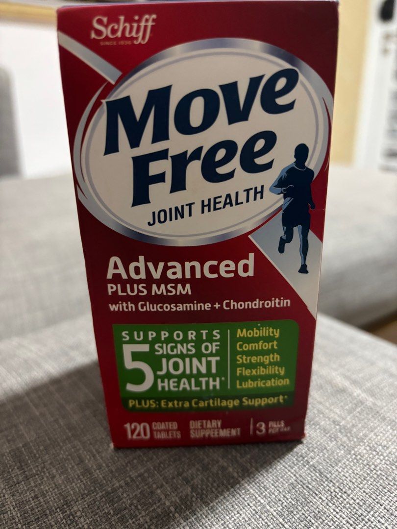 Move Free Advanced Plus MSM Joint Health Supplement, Health & Nutrition ...